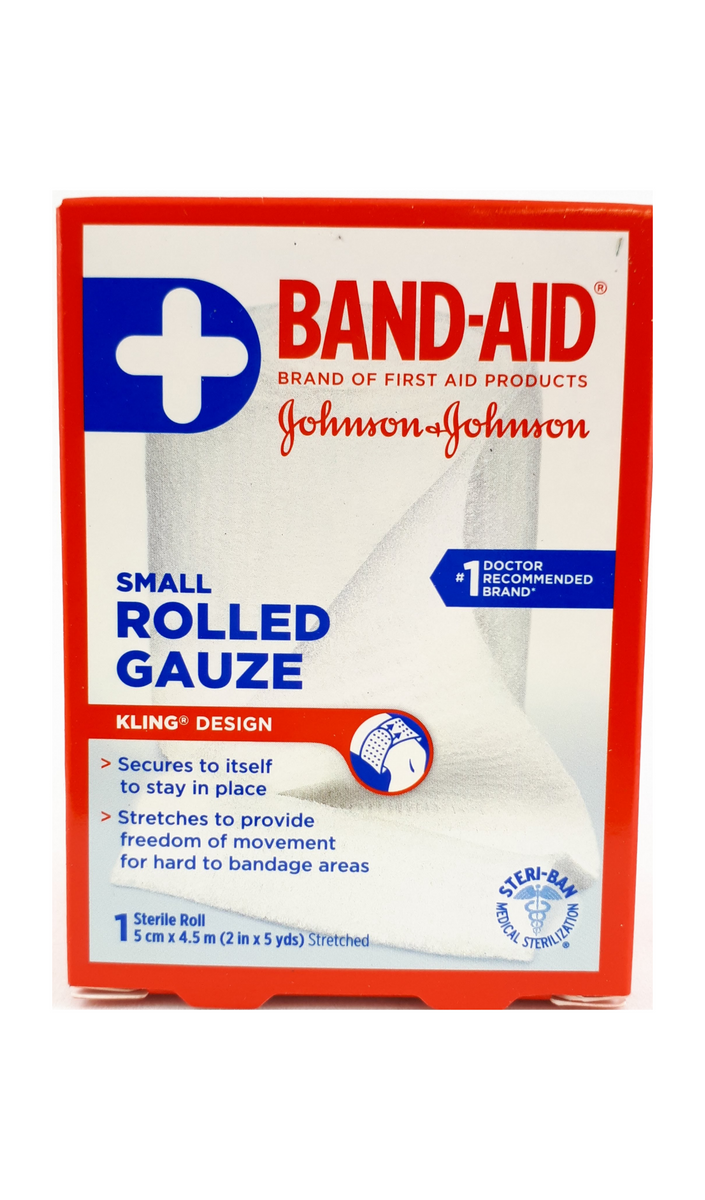 Band Aid Rolled Gauze Smallf 2 x5YD Green Valley Pharmacy