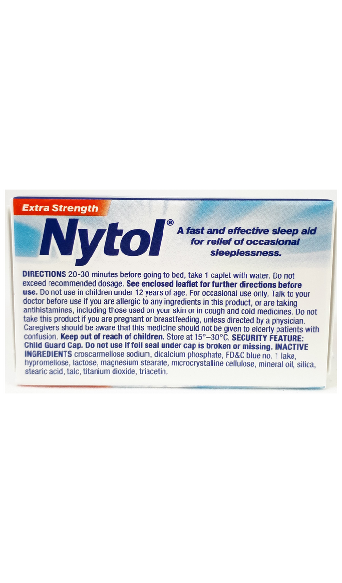 Nytol Extra Strength, 20 caplets – Green Valley Pharmacy