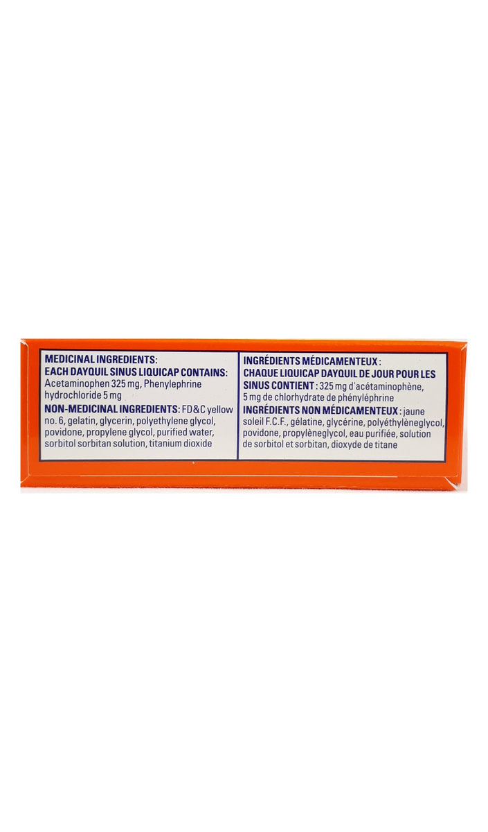 DayQuil LiquiCaps Sinus, 24 capsules – Green Valley Pharmacy