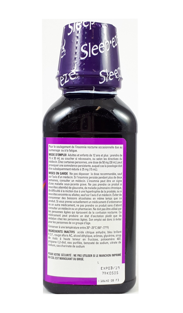 Sleep-Eze Liquid, 355 mL – Green Valley Pharmacy