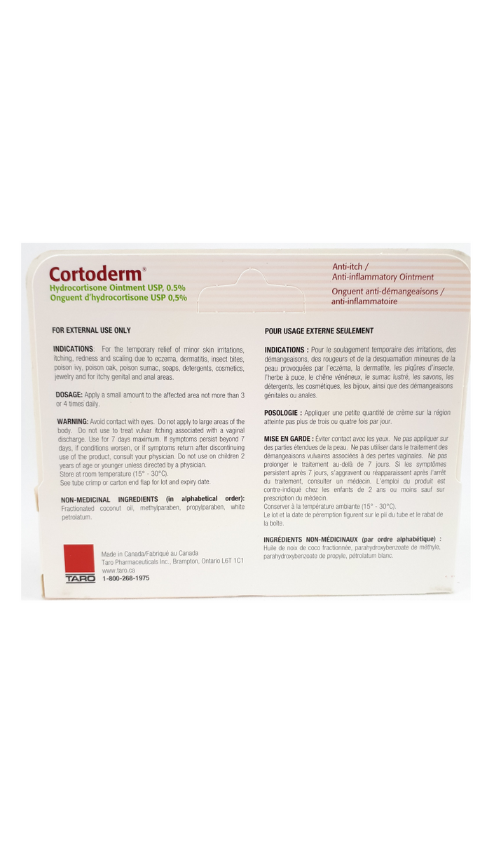 Cortoderm Ointment 0.5%, 15g – Green Valley Pharmacy