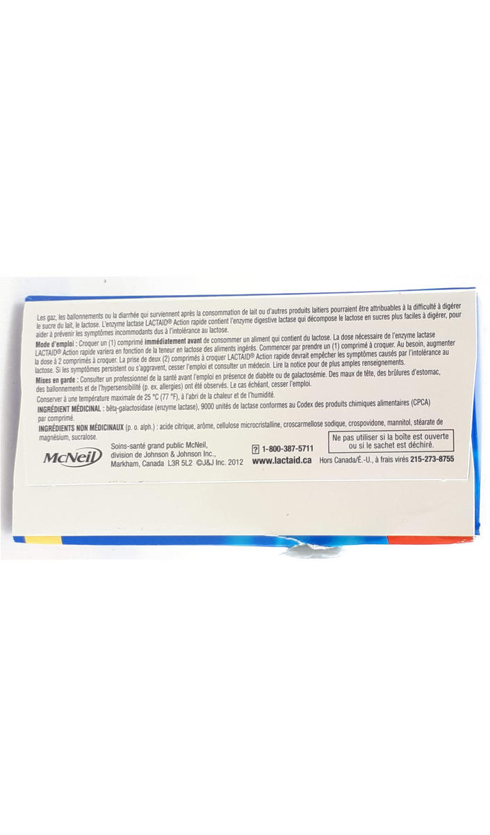 Lactaid Fast Act Chew Tabs, Ultra Strength, 40 tablets – Green Valley ...