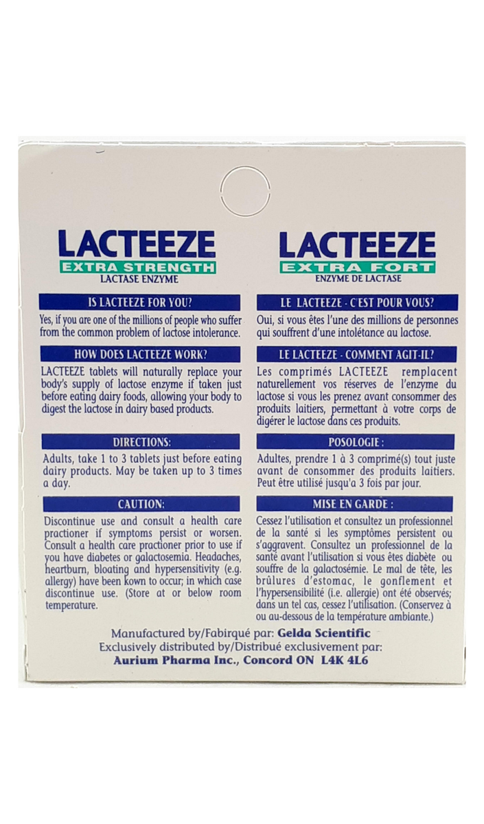 Lacteeze, Extra Strength, 100 tablets – Green Valley Pharmacy