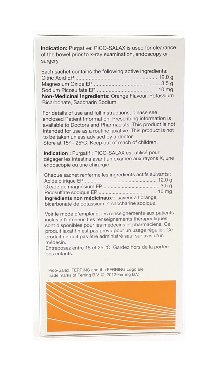 Pico-Salax, Orange Flavor, 1 Sachet – Green Valley Pharmacy