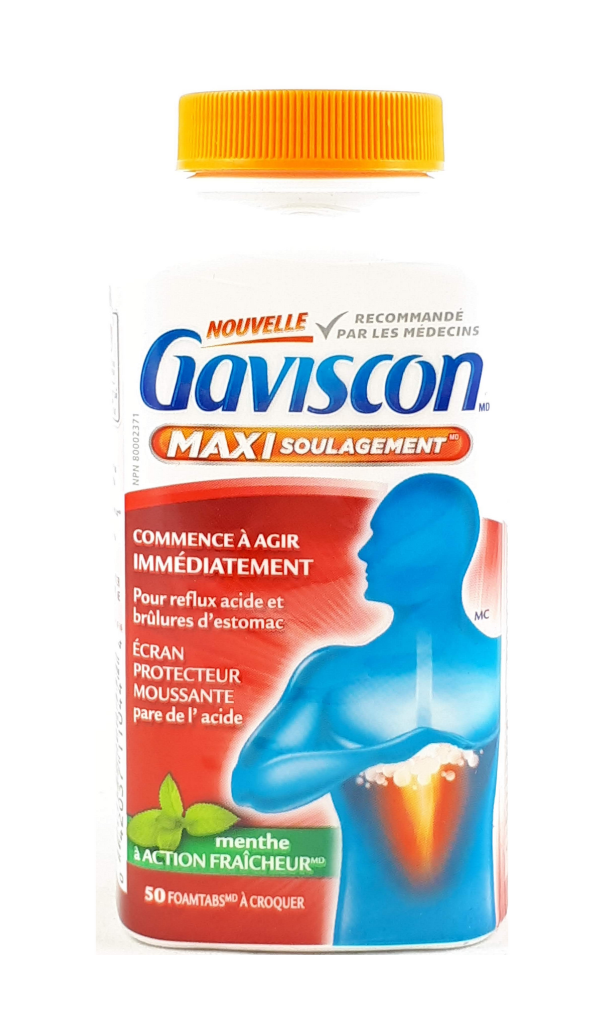 Gaviscon Max Relief, Mint, 50 tablets – Green Valley Pharmacy
