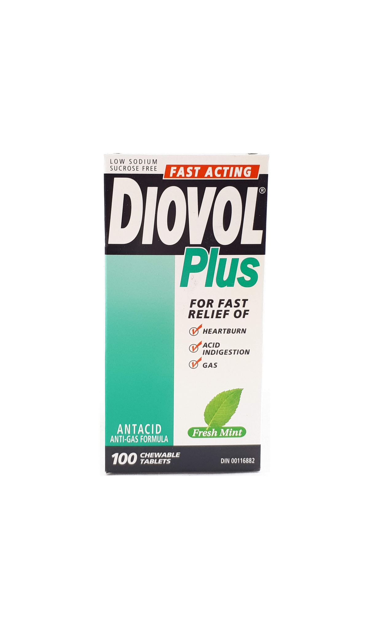Diovol Plus, 100 chew tablets – Green Valley Pharmacy