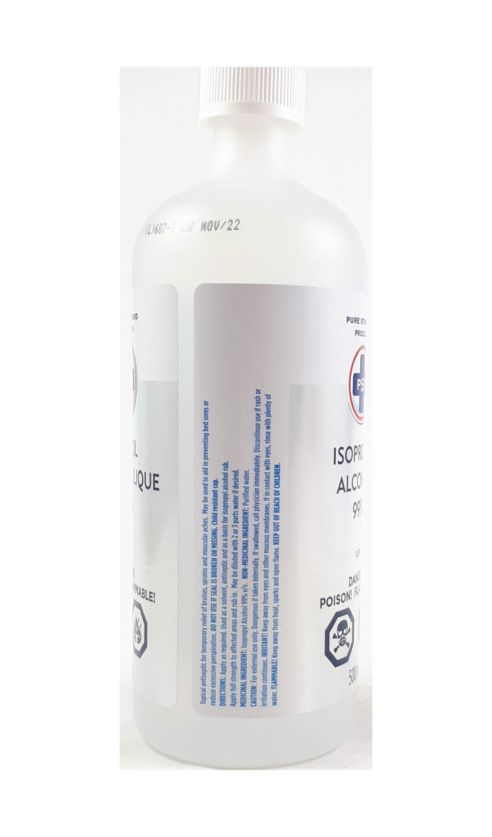 Isopropyl Alcohol 99%, 500 mL – Green Valley Pharmacy