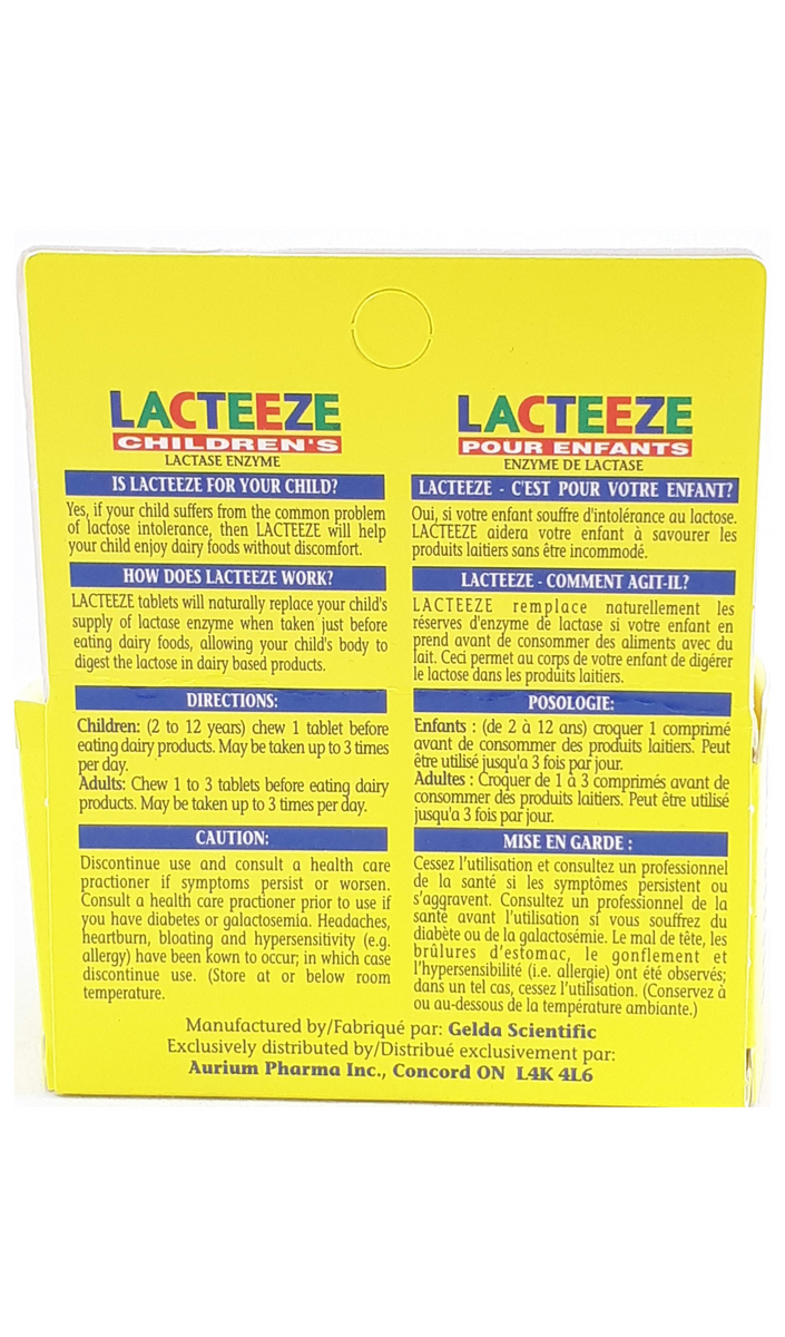 Lacteeze for Children, Strawberry Flavor, 100 Tablets – Green Valley ...