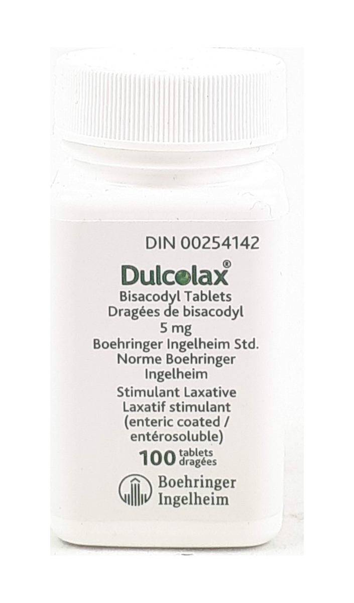 Dulcolax, 5mg, 100 Tablets – Green Valley Pharmacy