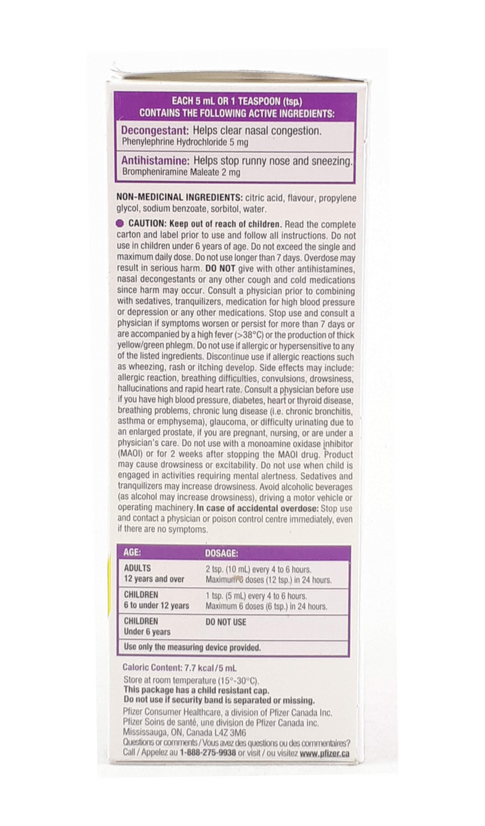 Dimetapp Liquid, Grape Flavor, 100 mL – Green Valley Pharmacy