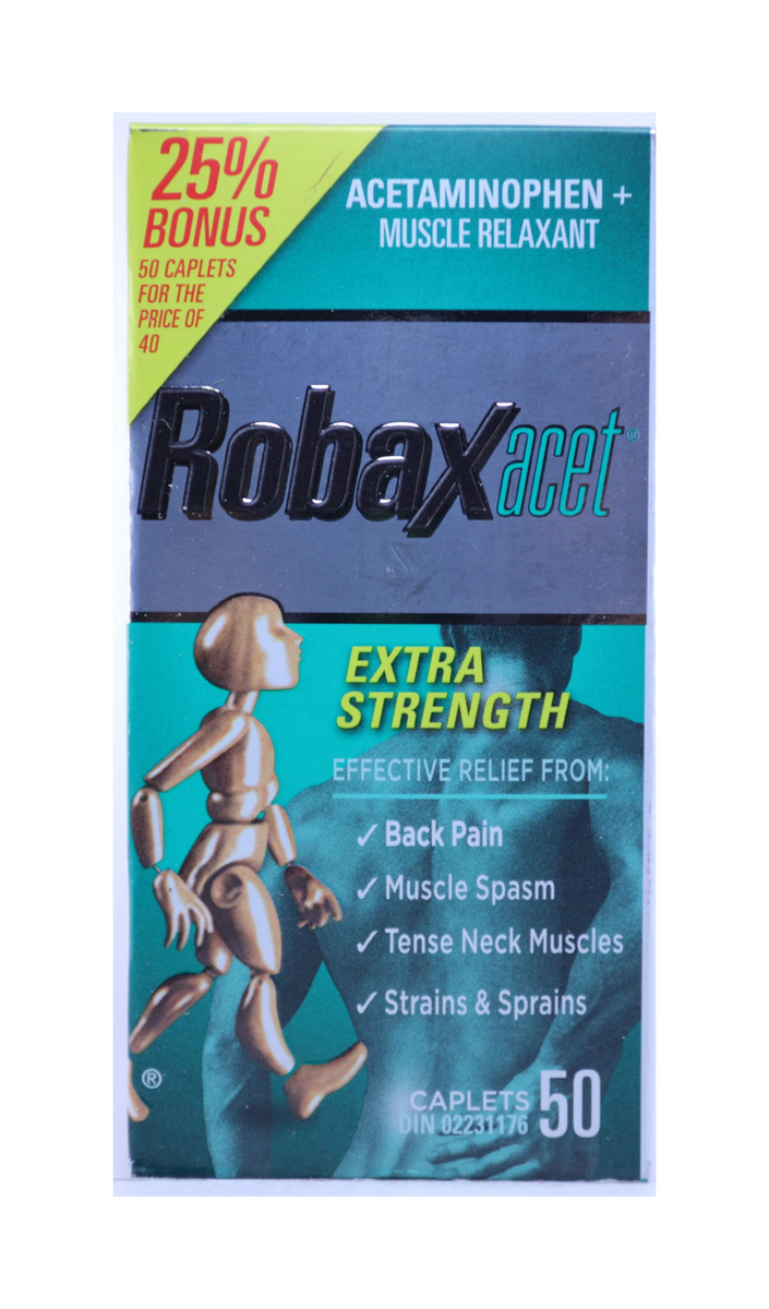 Robaxacet, 50 Caplets – Green Valley Pharmacy