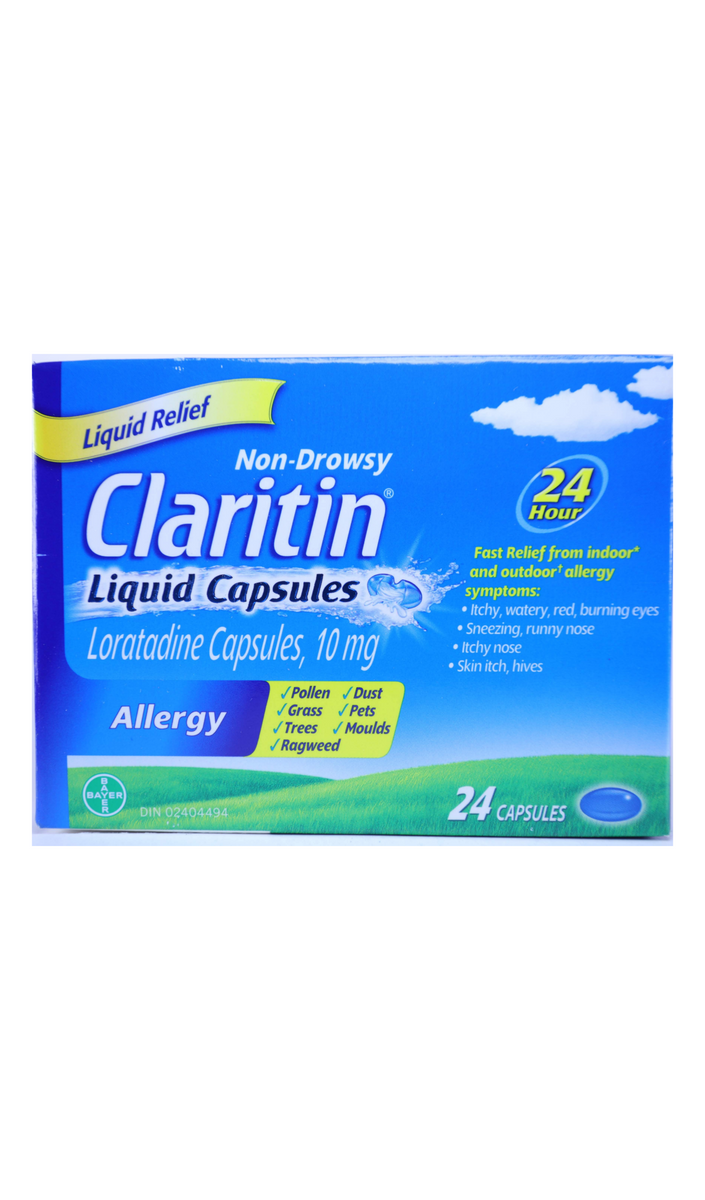 Claritin Liquid Capsules, 24 Capsules – Green Valley Pharmacy