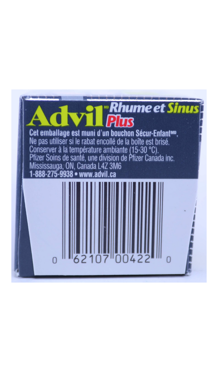 Advil Cold & Sinus Plus, 40 Caplets – Green Valley Pharmacy