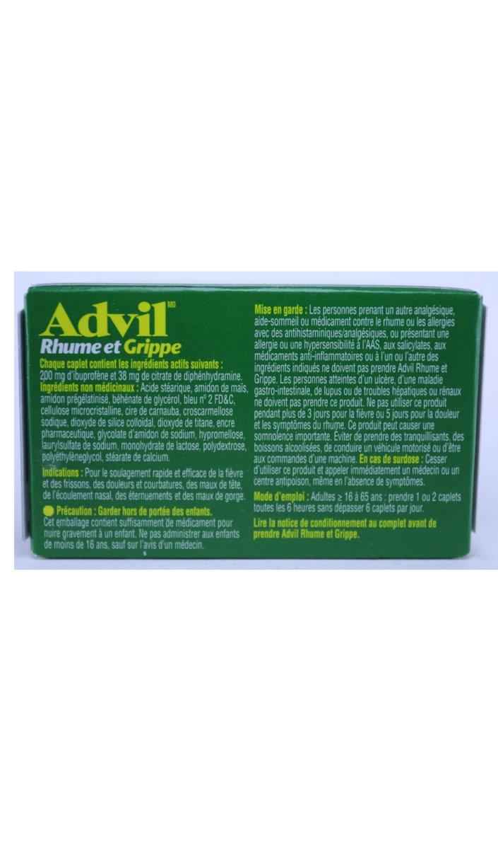 Advil Cold & Flu, 20 Caplets – Green Valley Pharmacy