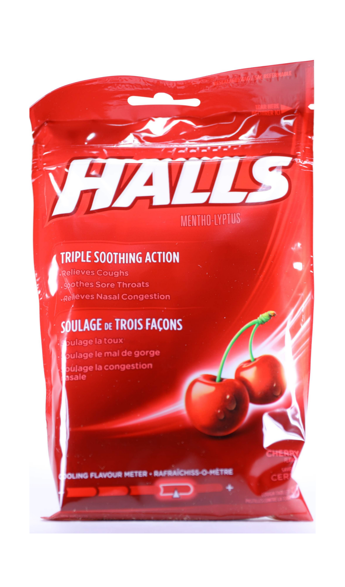 Halls, Cherry Flavor, 30 Lozenges – Green Valley Pharmacy