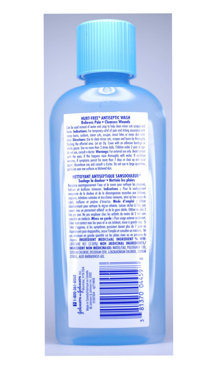 Band-Aid, Hurt-Free, Antiseptic Wash, 177 mL – Green Valley Pharmacy