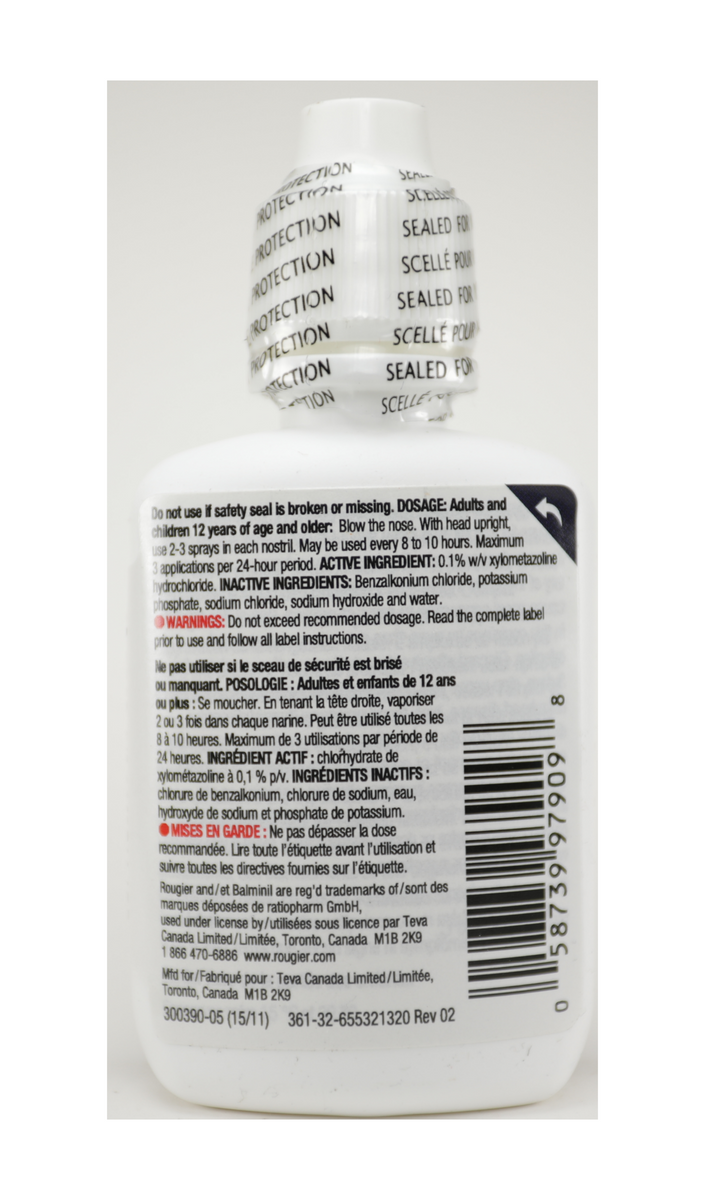 Balminil Nasal Decongestant, 20 mL – Green Valley Pharmacy