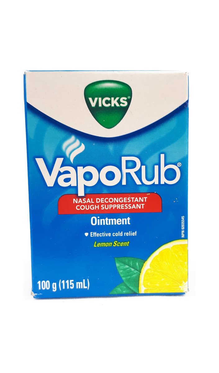 Vicks VapoRub, Lemon Scented, 115 mL – Green Valley Pharmacy