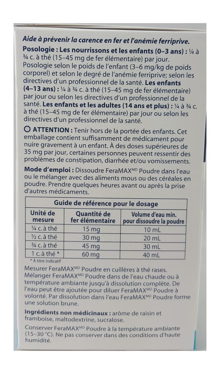 FeraMAX Powder, 83 g – Green Valley Pharmacy