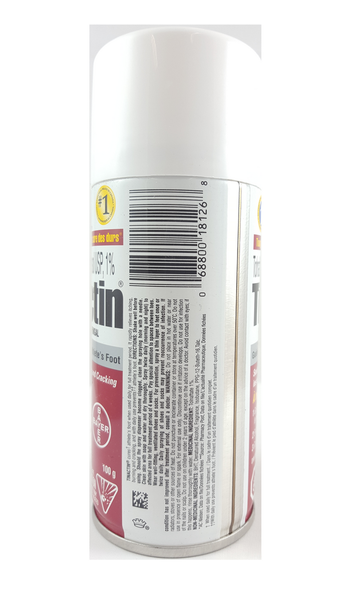 Tinactin, Aerosol Powder Spray, 100 g – Green Valley Pharmacy