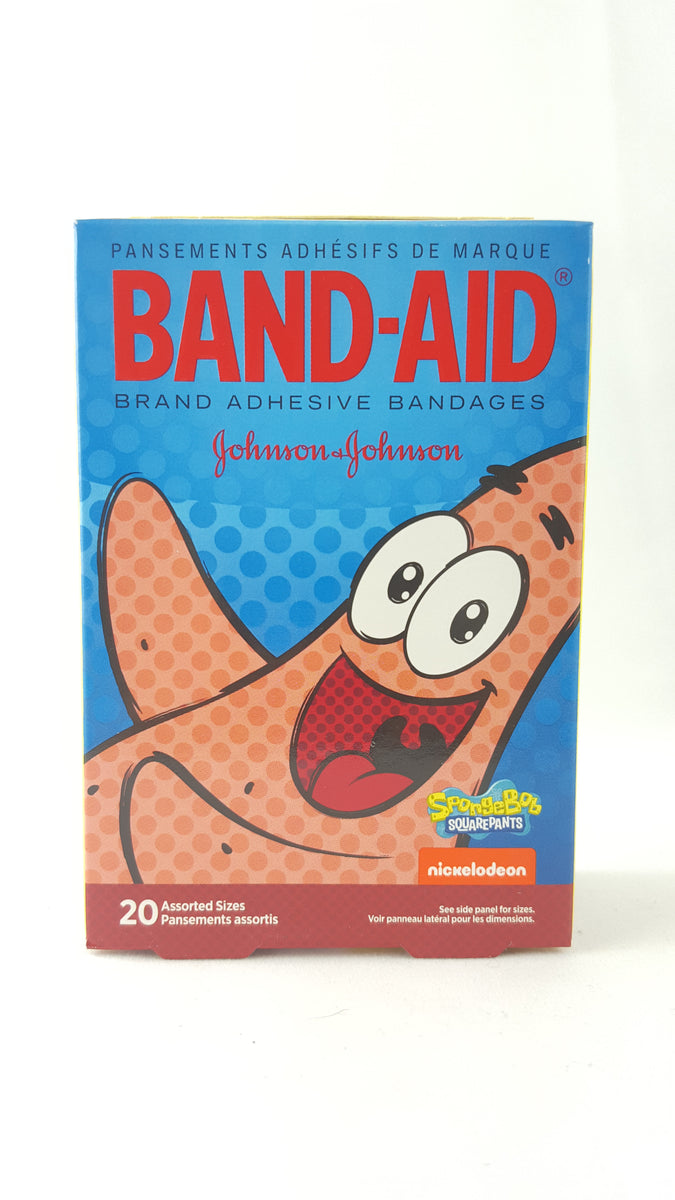 BAND-AID Sponge Bob, 20 Assorted Sizes – Green Valley Pharmacy